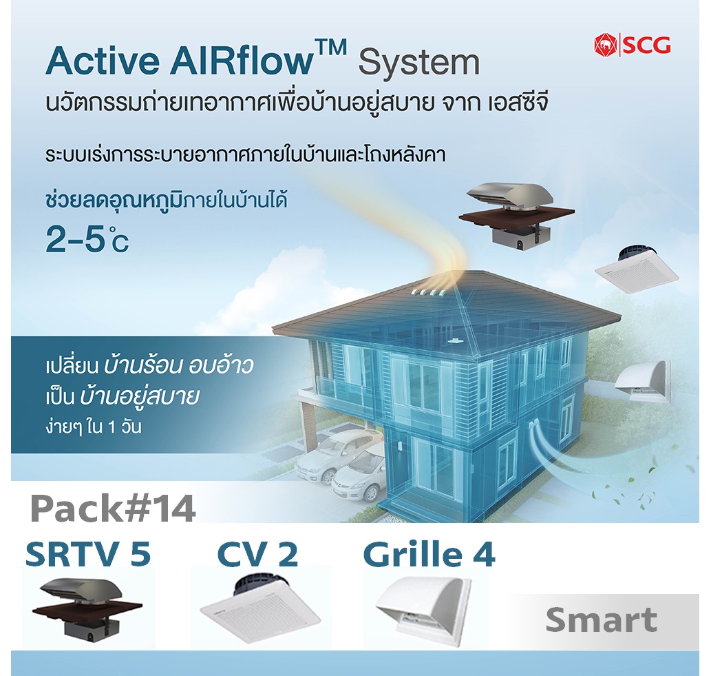 SCG Active AIRflow#14 SRTV5 CV2 Grille4 Package Smart - บริษัท เอสซีจี ...