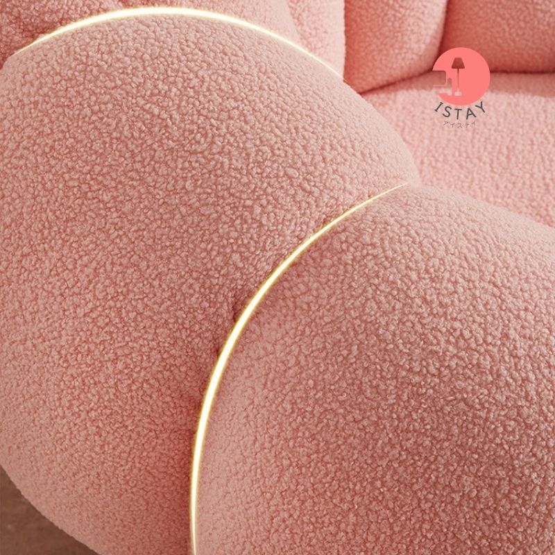 istay โซฟาขนแกะ สไตล์มินิมอล lamb cashmere couch sofa สีสันสดใส 95 cm ...