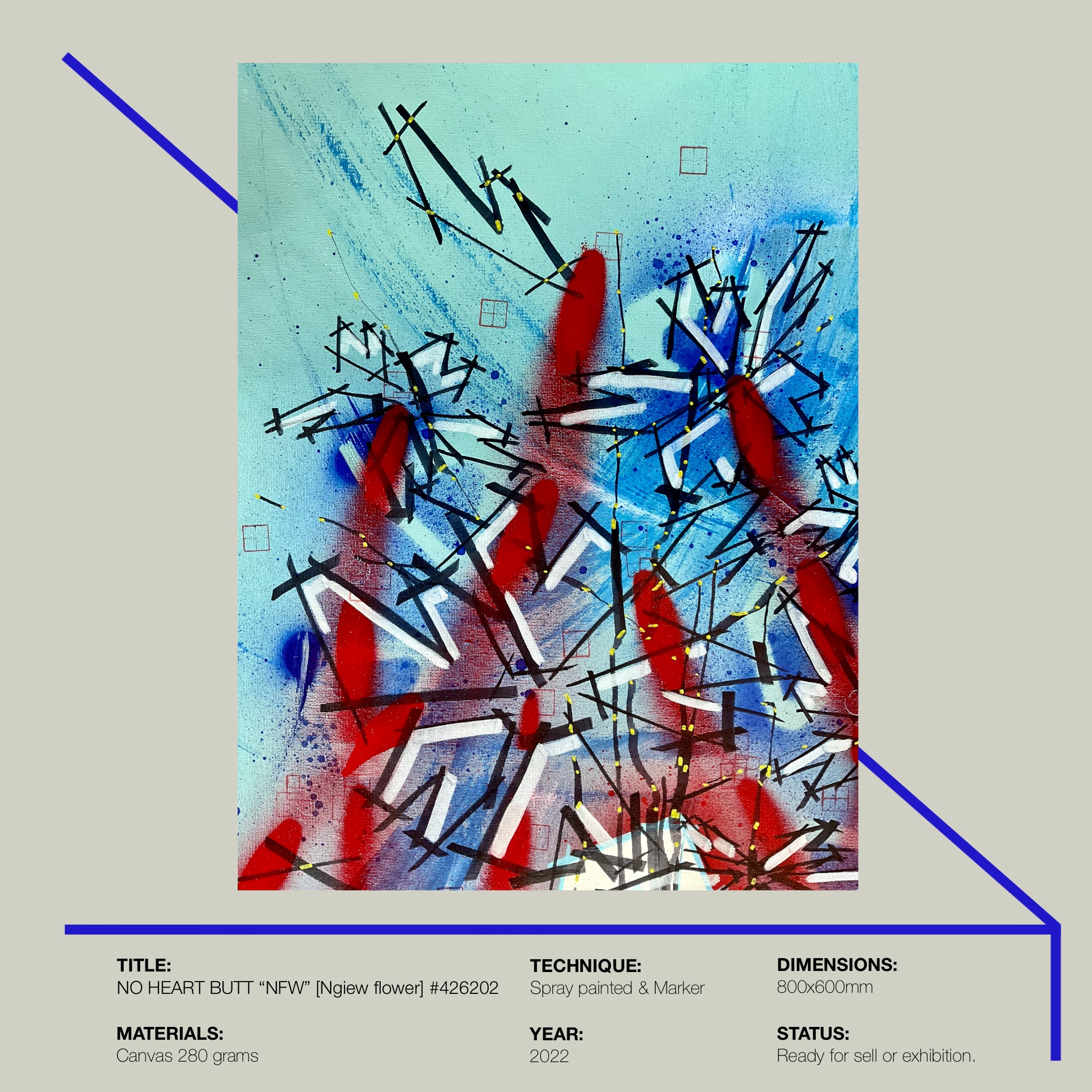 RACHARIN EDITIONS: NO HEART BUTT NFW “Ngiew flower” #426202 Editions 1/ ...