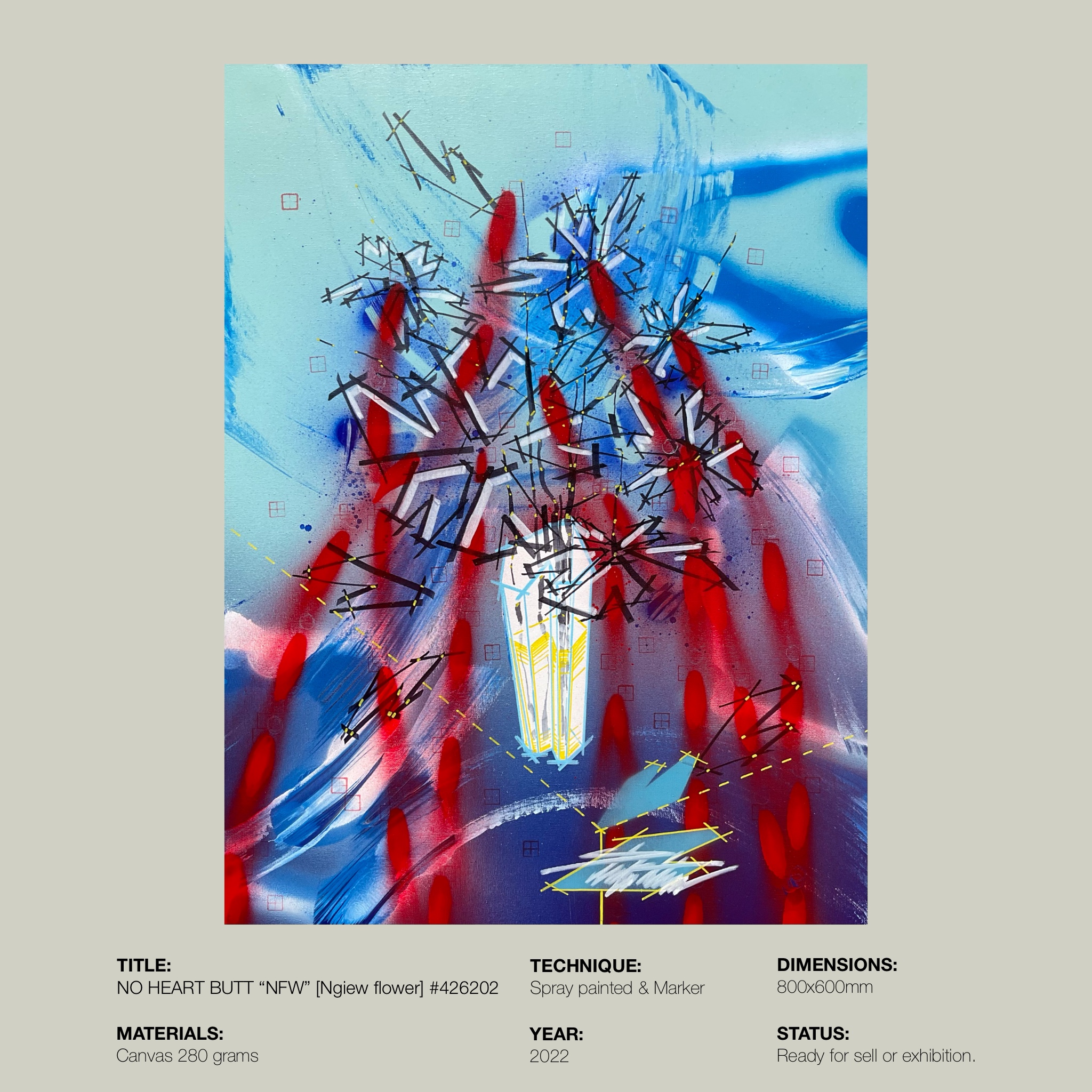 RACHARIN EDITIONS: NO HEART BUTT NFW “Ngiew flower” #426202 Editions 1/ ...