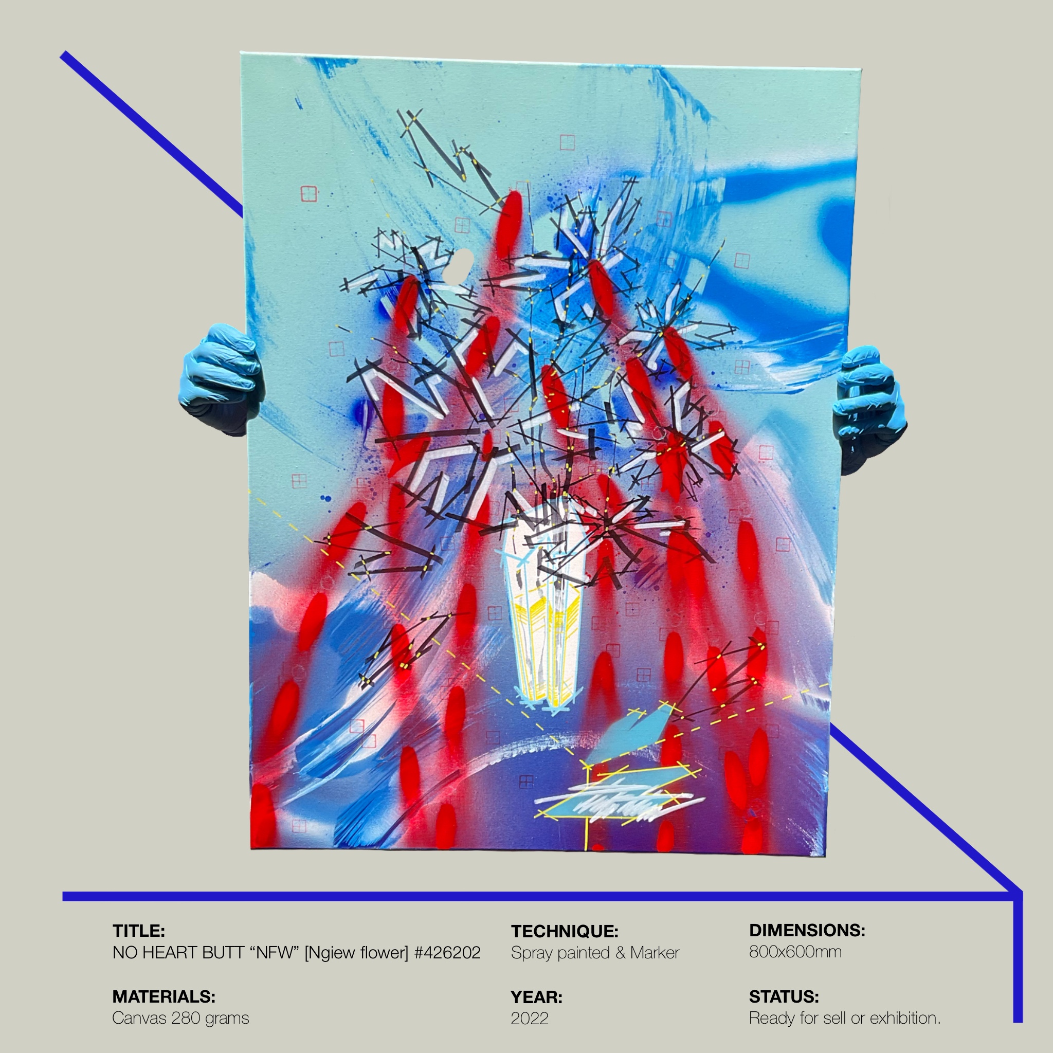 RACHARIN EDITIONS: NO HEART BUTT NFW “Ngiew flower” #426202 Editions 1/ ...