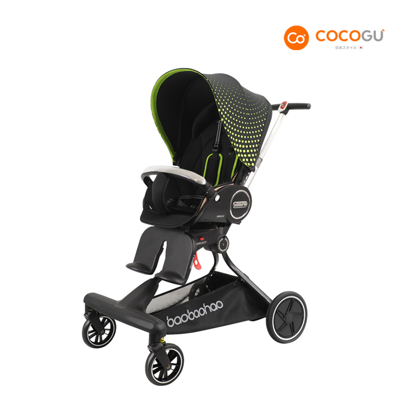 COCOGU รถเข็นปรับหมุนที่นั่งได้ พร้อมปรับเอนได้ถึง 5 ระดับ รุ่น V18 ,V18 plus Green - บริษัท ท็ ...