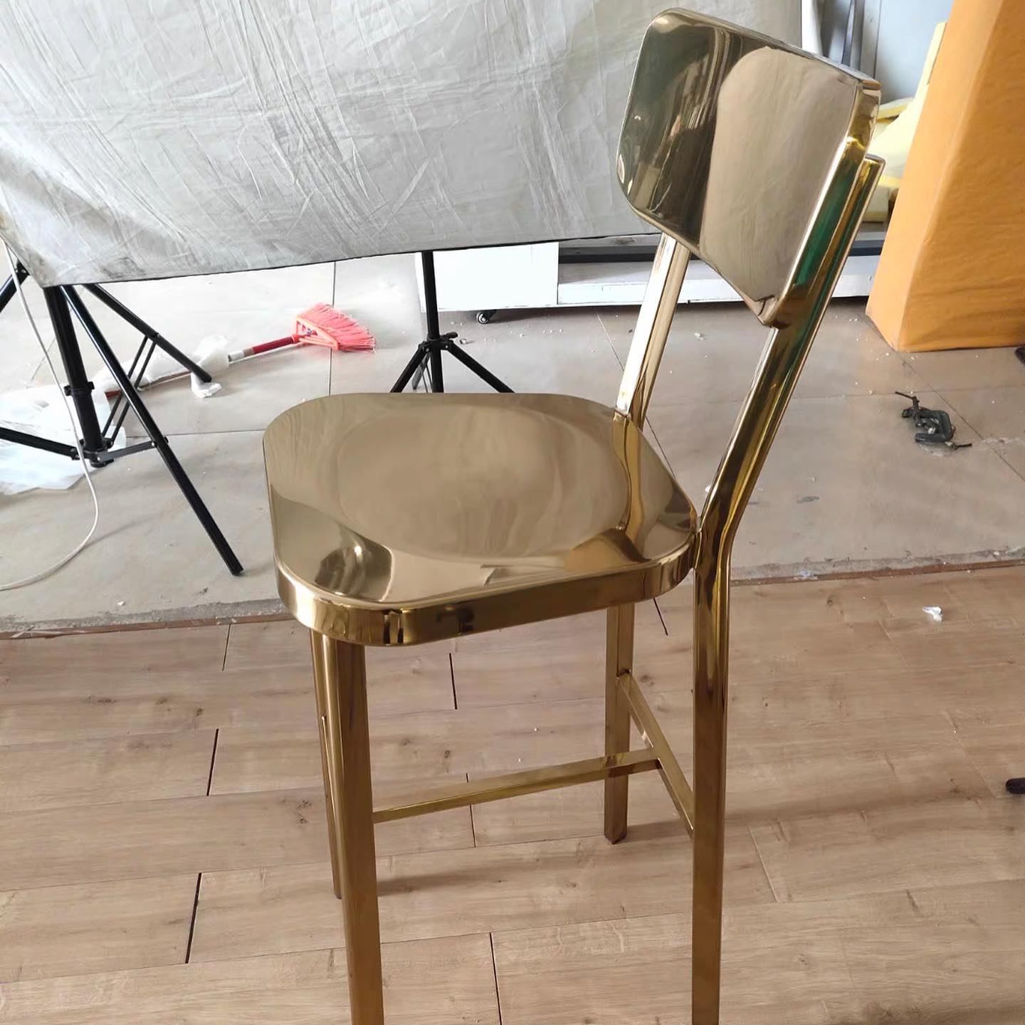 Home designs bkk Bar stool Chair เก้าอี้บาร์ Rose gold - ThaiPick