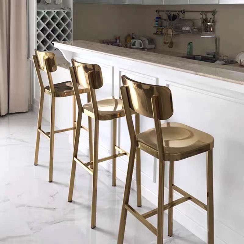 Home designs bkk Bar stool Chair เก้าอี้บาร์ Rose gold - ThaiPick