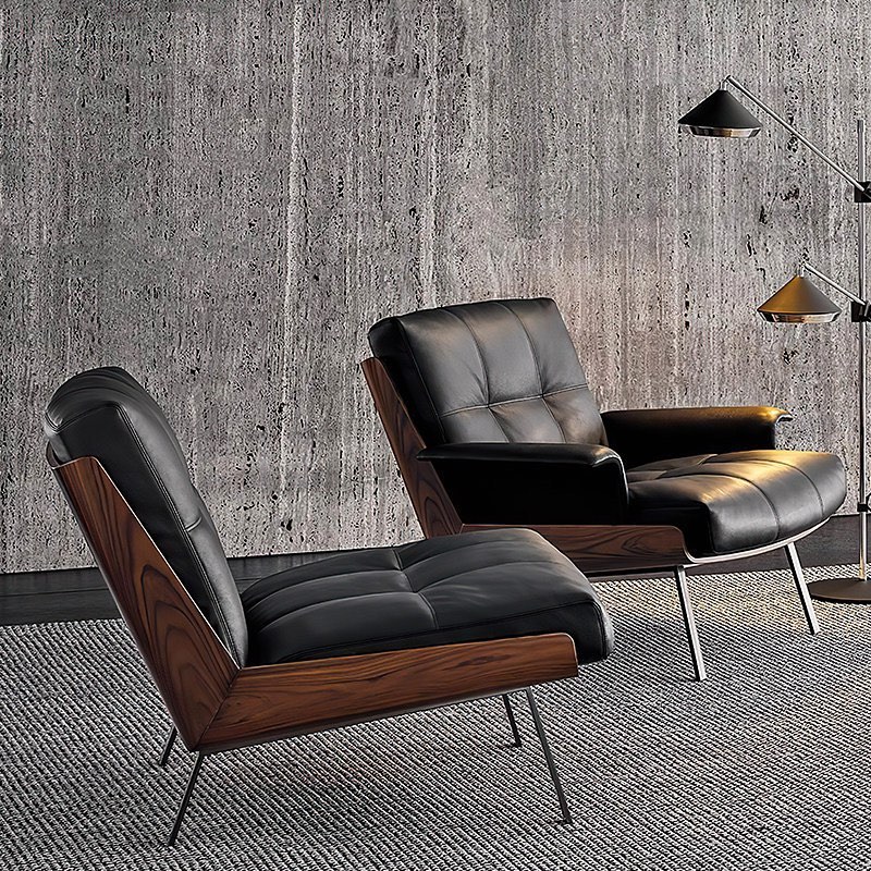 Home designs bkk Single chair / chair วัสดุหนัง แบบไม่มีที่วางแขน เลือก ...