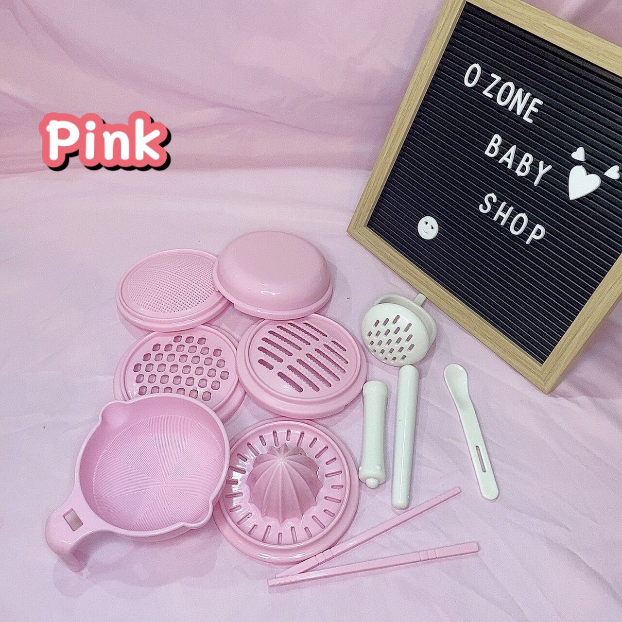 Ozone Baby Shop SET บดมือ บดอาหารเด็ก พร้อมผ้ากันเปื้อนสุดคุ้ม บดมือ10 ...