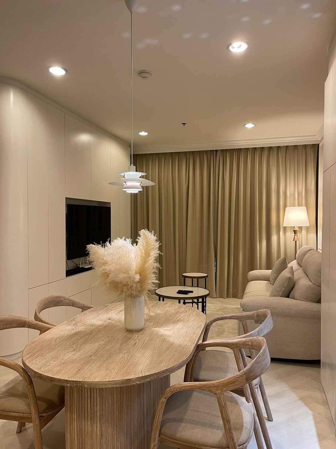 Warmwood.craft โต๊ะไม้แอชพรีเมี่ยม รุ่น Scandi สี White natural (เสี้ยน ...