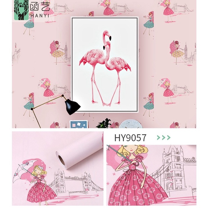 TY WALL HOME วอลเปเปอร์ ลายการ์ตูน วอลเปเปอร์สติ๊กเกอร์ติดผนัง กันน้ำ ...