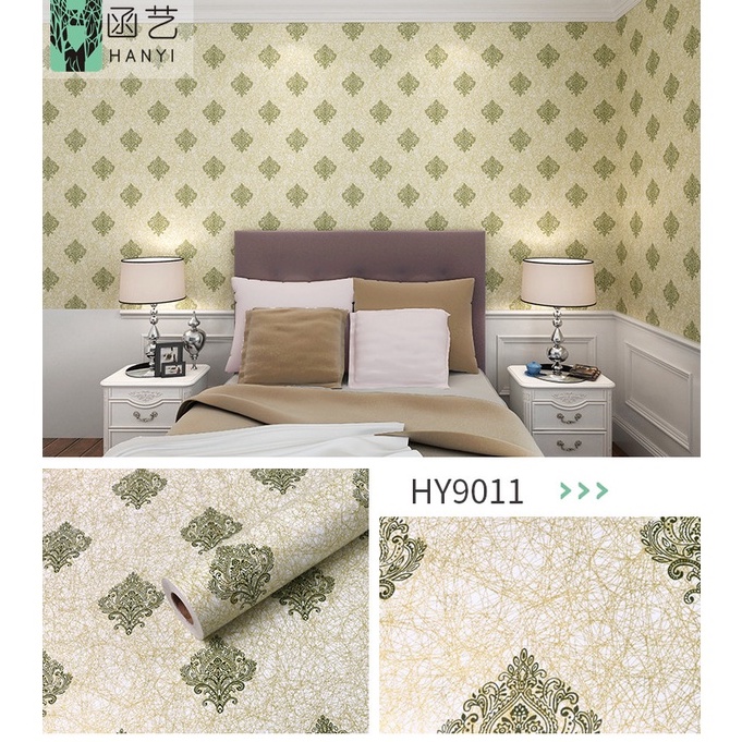 TY WALL HOME วอลเปเปอร์ ลายหลุยส์ กาวในตัว เนื้อ PVC ขนาด 0.45×10 M ...