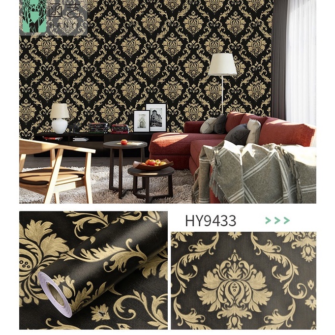 TY WALL HOME วอลเปเปอร์ ลายหลุยส์ กาวในตัว เนื้อ PVC ขนาด 0.45×10 M ...