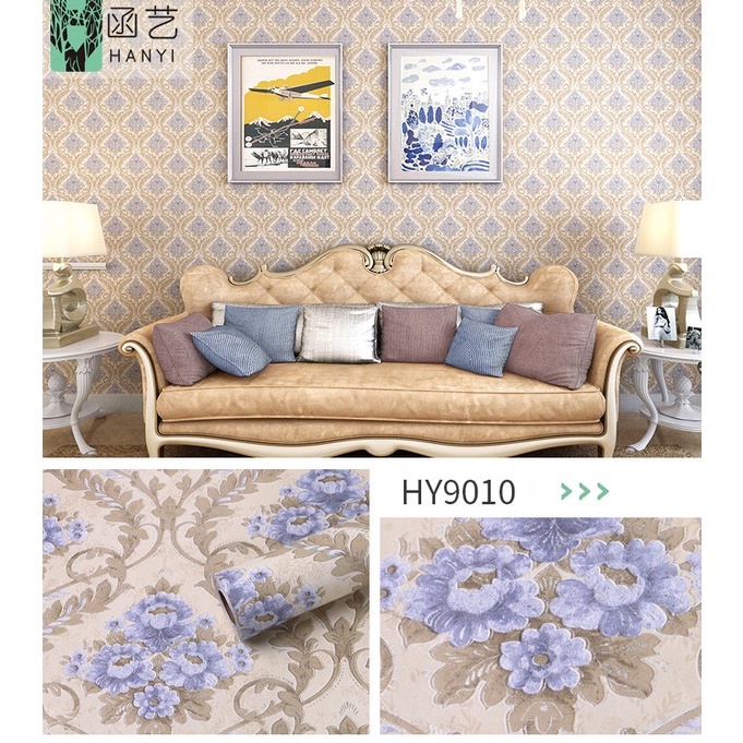 TY WALL HOME วอลเปเปอร์ ลายหลุยส์ กาวในตัว เนื้อ PVC ขนาด 0.45×10 M ...