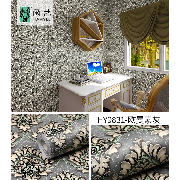 TY WALL HOME วอลเปเปอร์ ลายหลุยส์ กาวในตัว เนื้อ PVC ขนาด 0.45×10 M ...