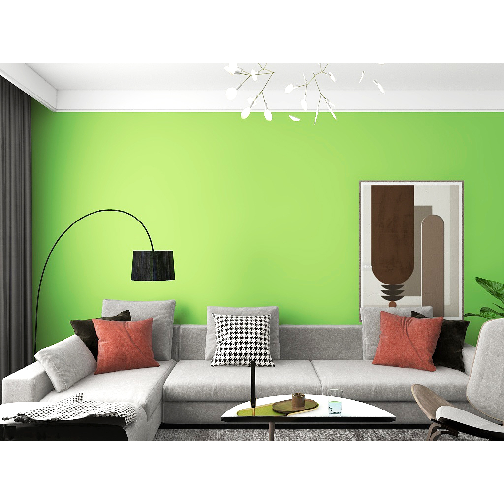 TY WALL HOME วอลเปเปอร์ สีพื้น กันน้ำ กาวในตัว เนื้อ PVC ขนาด 0.45×10 M ...