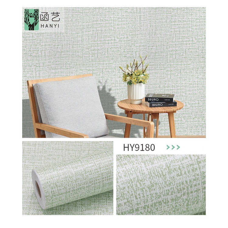 TY WALL HOME วอลเปเปอร์ สีพื้น กันน้ำ กาวในตัว เนื้อ PVC ขนาด 0.45×10 M ...