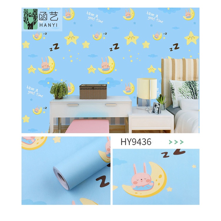 TY WALL HOME วอลเปเปอร์ ลายการ์ตูน วอลเปเปอร์สติ๊กเกอร์ติดผนัง กันน้ำ ...