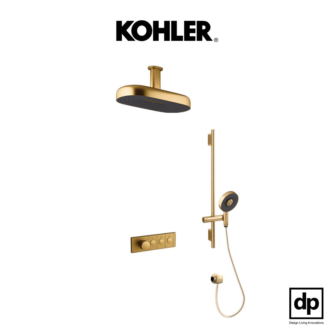KOHLER - ชุดเรนชาวเวอร์ Statement & Anthem ชนิดวาล์วผสมเทอร์โมสแตท ...