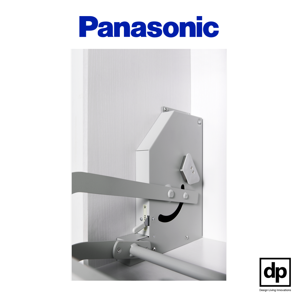 Soft Down Wall Unit (600-900 mm) (ตู้เเขวน) Panasonic อลูมิเนียม 85 cm ...