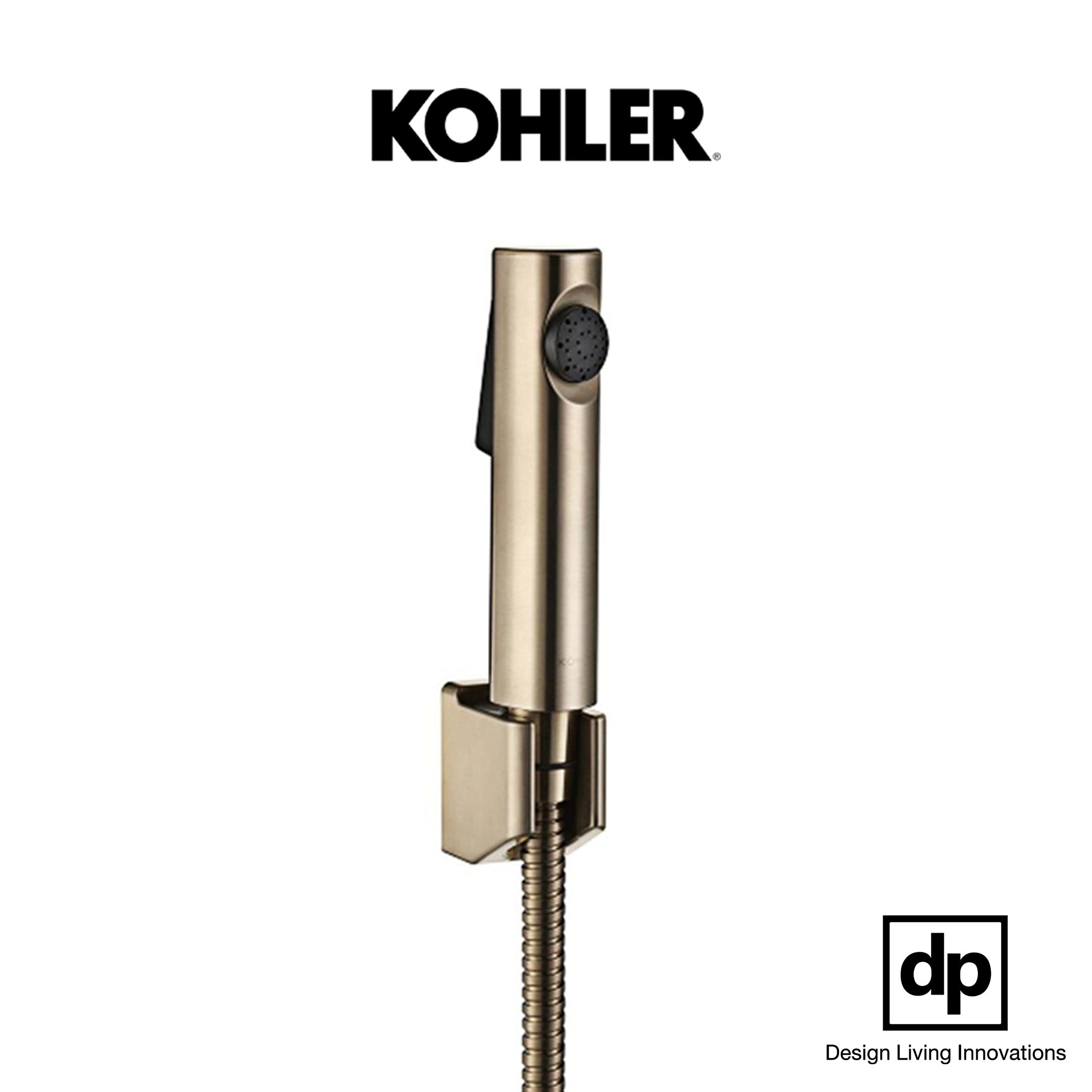KOHLER ฝักบัวฉีดชำระ รุ่น Cuff® K-98100X ทองแดงรมดำ - ThaiPick