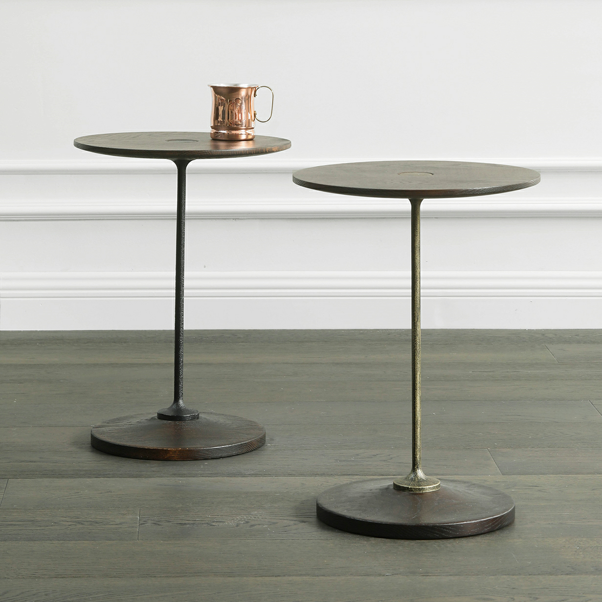 deepwood Tim Side table สี Dark shade marble - ThaiPick