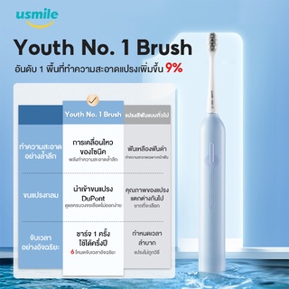 usmile P1 Sonic Toothbrush แปรงสีฟันไฟฟ้าโซนิค 3โหมด 2หัวแปรง P1 Blue ...