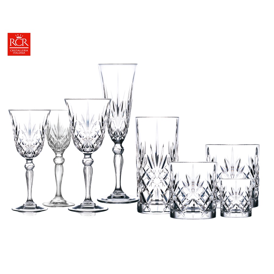 RCR Crystal glass แก้วคริสตัล Melodia Champagne 160 ml - บริษัทบ้านไท ...