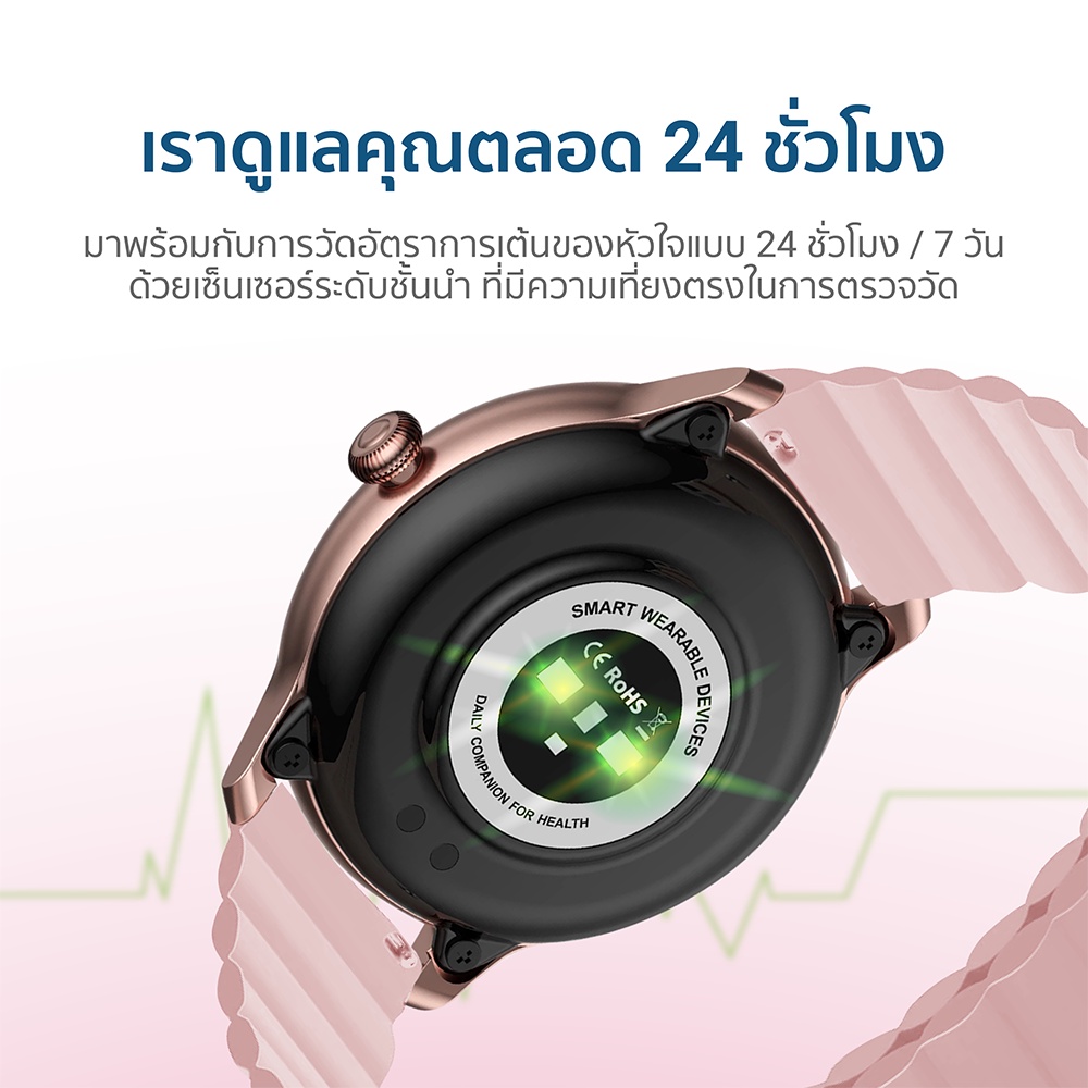 IMILAB W11 Active นาฬิกาสมาร์ทวอทช์ นาฬิกาข้อมือผู้หญิง SpO2 สายรัด ...