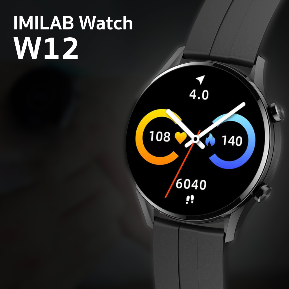 IMILAB W12 นาฬิกาผู้ชาย นาฬิกาสมาร์ทวอทช์ วัดค่า SpO2 ประกันศูนย์ไทย ...