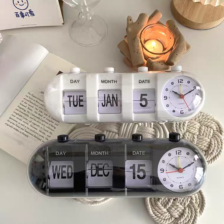 Mini Project นาฬิกา analog&flip clock พร้อมส่ง Mini Project ขาว normal - ninymph47@gmail.com ...