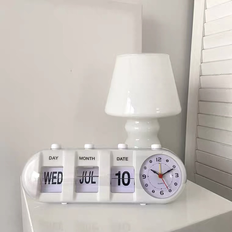 Mini Project นาฬิกา analog&flip clock พร้อมส่ง Mini Project ขาว normal - ninymph47@gmail.com ...