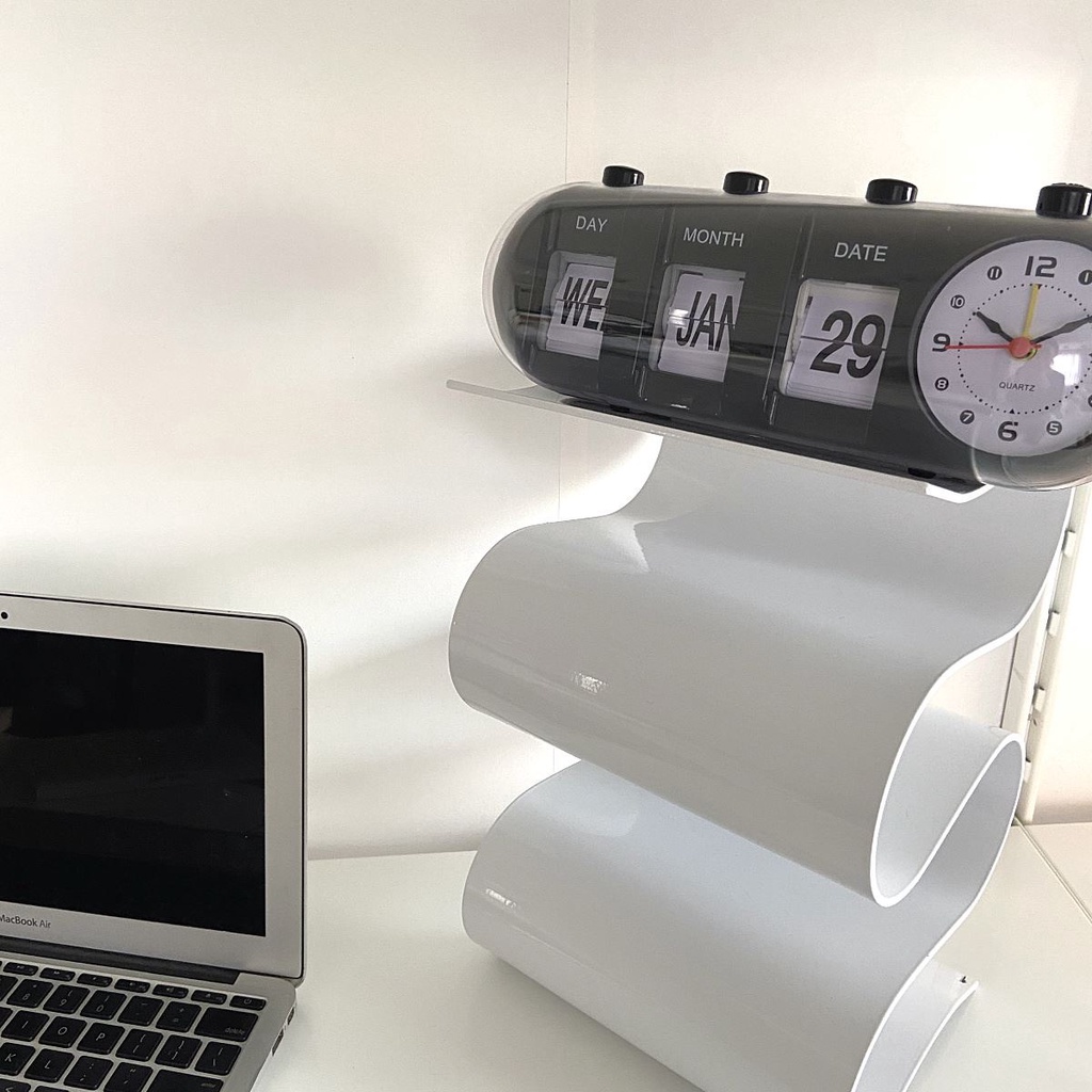 Mini Project นาฬิกา analog&flip clock พร้อมส่ง Mini Project ขาว normal - ninymph47@gmail.com ...