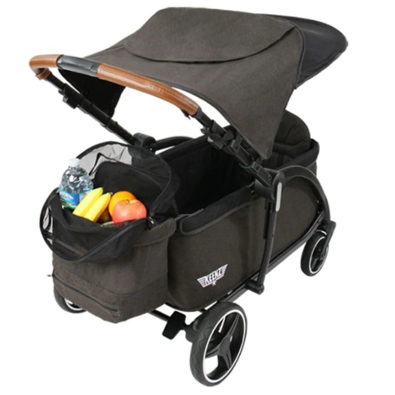 Keenz Class Wagon รถเข็นเด็ก สไตล์ยุโรปแบบ 2 ที่นั่ง สี Midnight Black - บริษัท เพล ฟอร์ คิดส์ ...