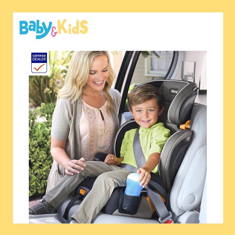Chicco Kidfit คาร์ซีทเด็ก ติดตั้งระบบISOFIX มี Booster แบบ Backless สี ...