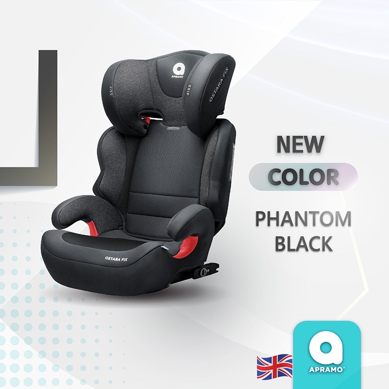 Apramo คาร์ซีทเด็กโต รุ่น Ostara Fix สำหรับเด็ก 3 ขวบ - 12 ขวบ มาตรฐานระดับสากลของยุโรป ECE R44 ...