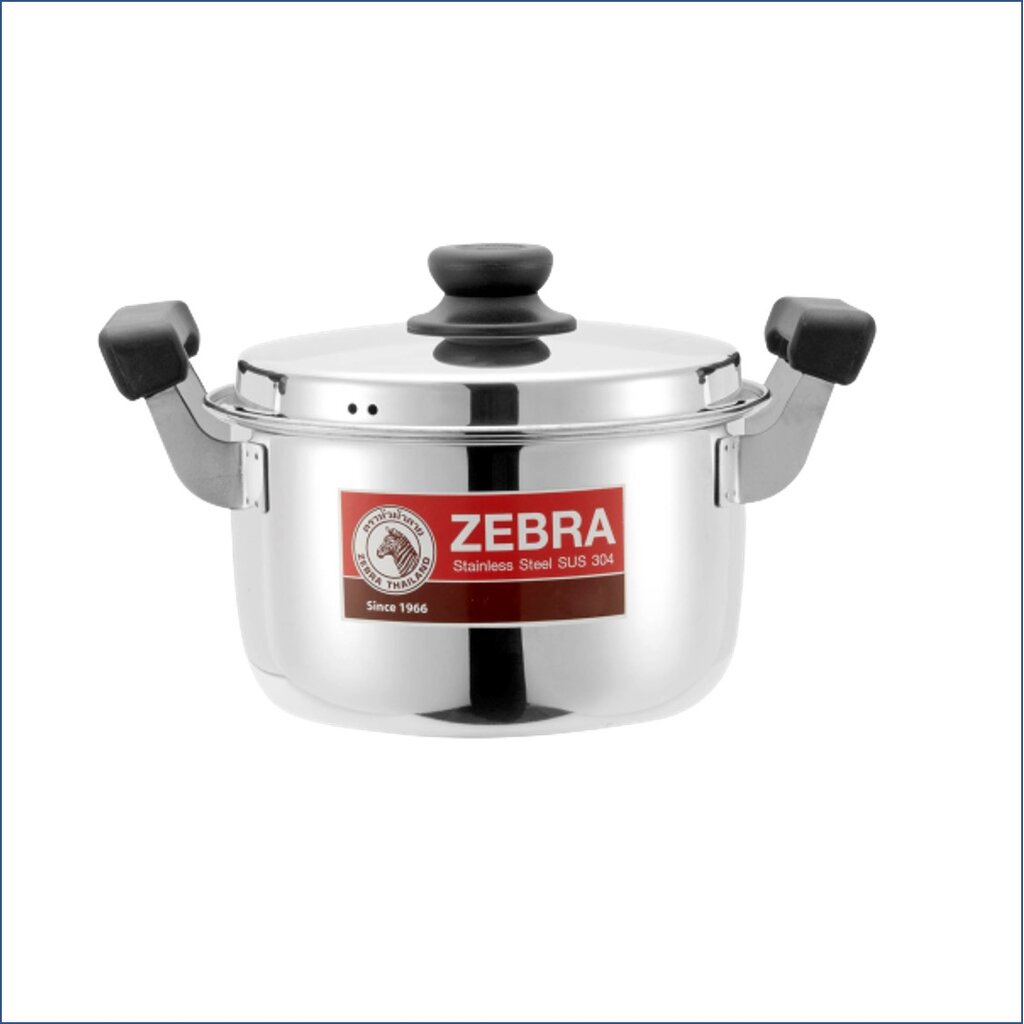 CR Kitchenware หม้อสุกี้ สองประสงค์ ตราหัวม้าลาย Zebra 24 ซม. - บริษัท ...
