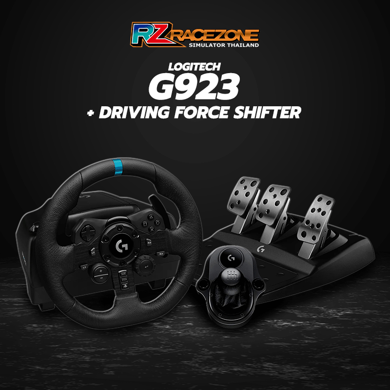 Racezone จอยเกมรถแข่ง Logitech G923 TRUEFORCE Racing wheel for Xbox ...