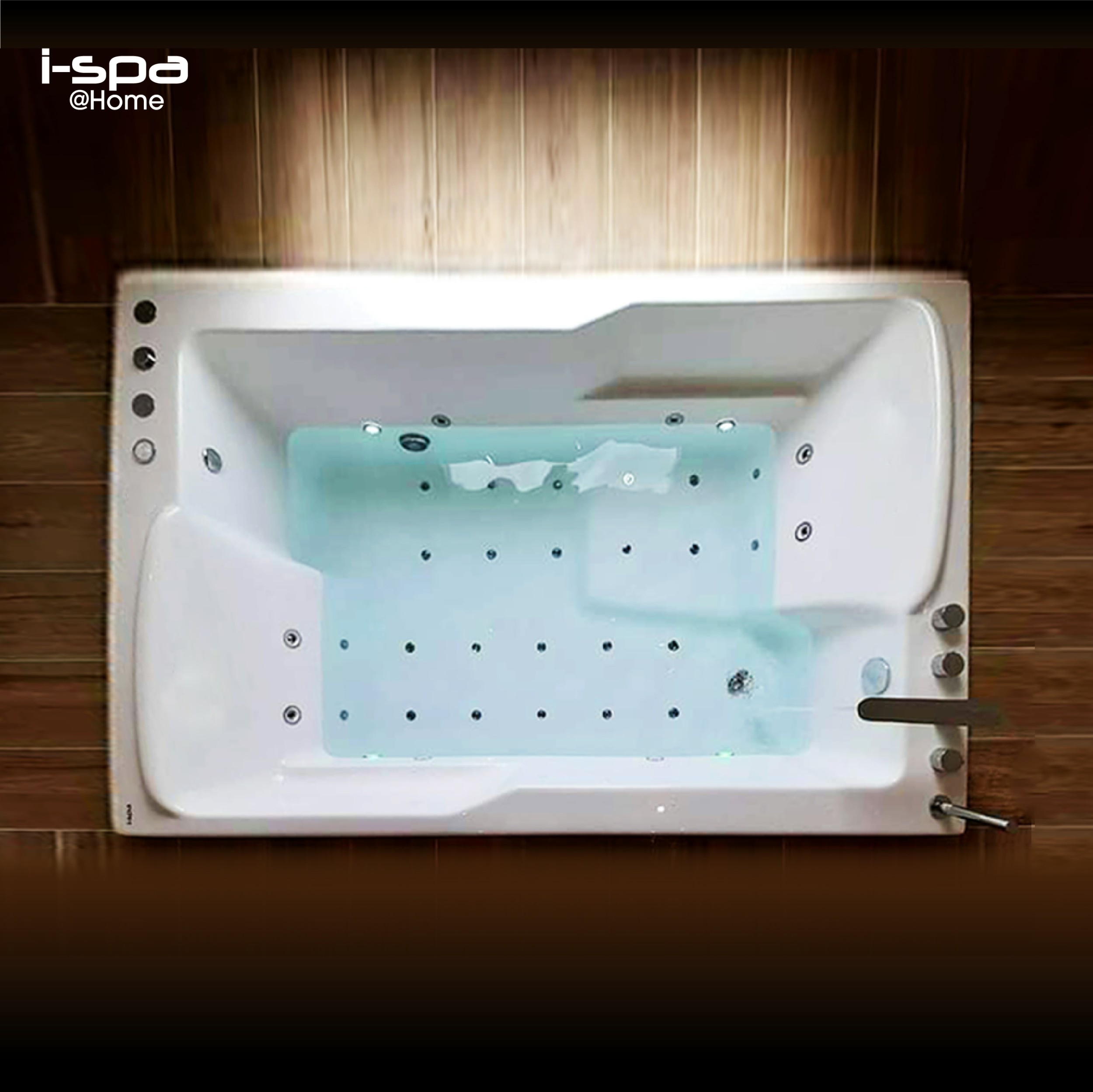 I-SPA : อ่างอาบนํ้าแบบฝังเคาน์เตอร์ รุ่น FIA1900WAF สีขาว แบบโมเดิร์น ...