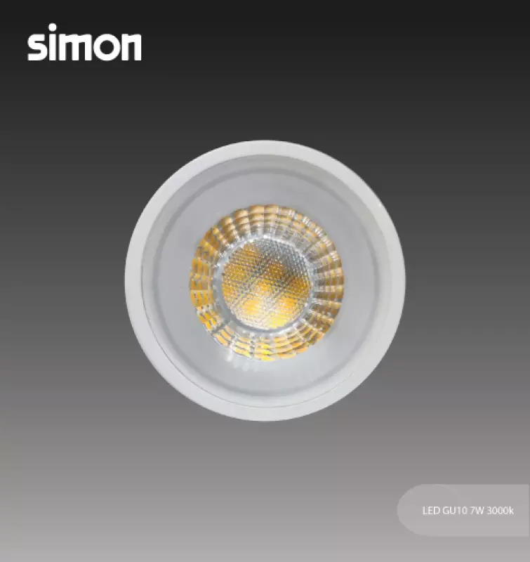 Simon LED Bulb GU10 7W 3000K 4000k 6500K เหมาะกับการใช้งาน ที่อยู่อาศัย ...