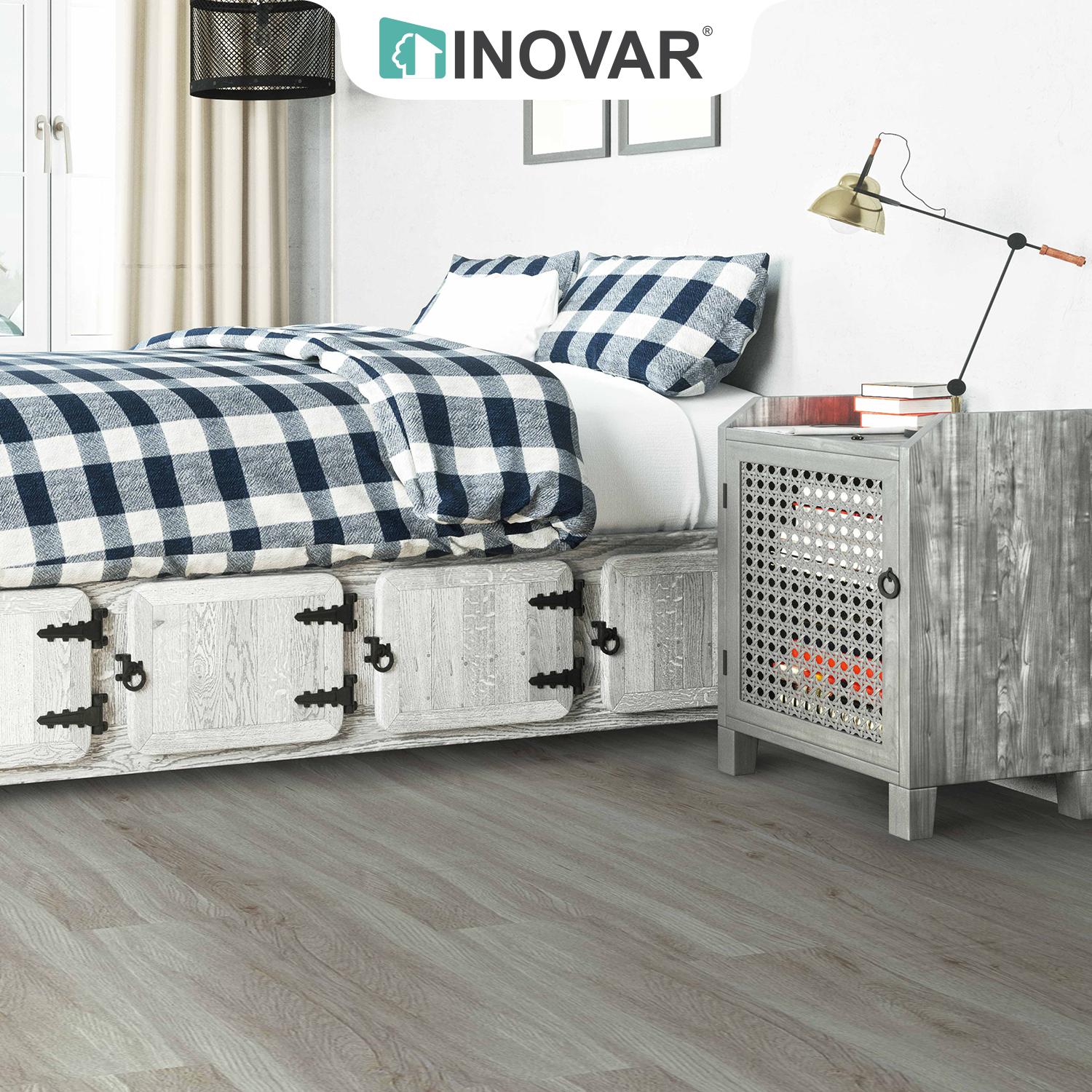 INOVAR พื้นไวนิล SPC 5mm สี LHX2831 Stromboli ขนาด 1220x180x5mm ...