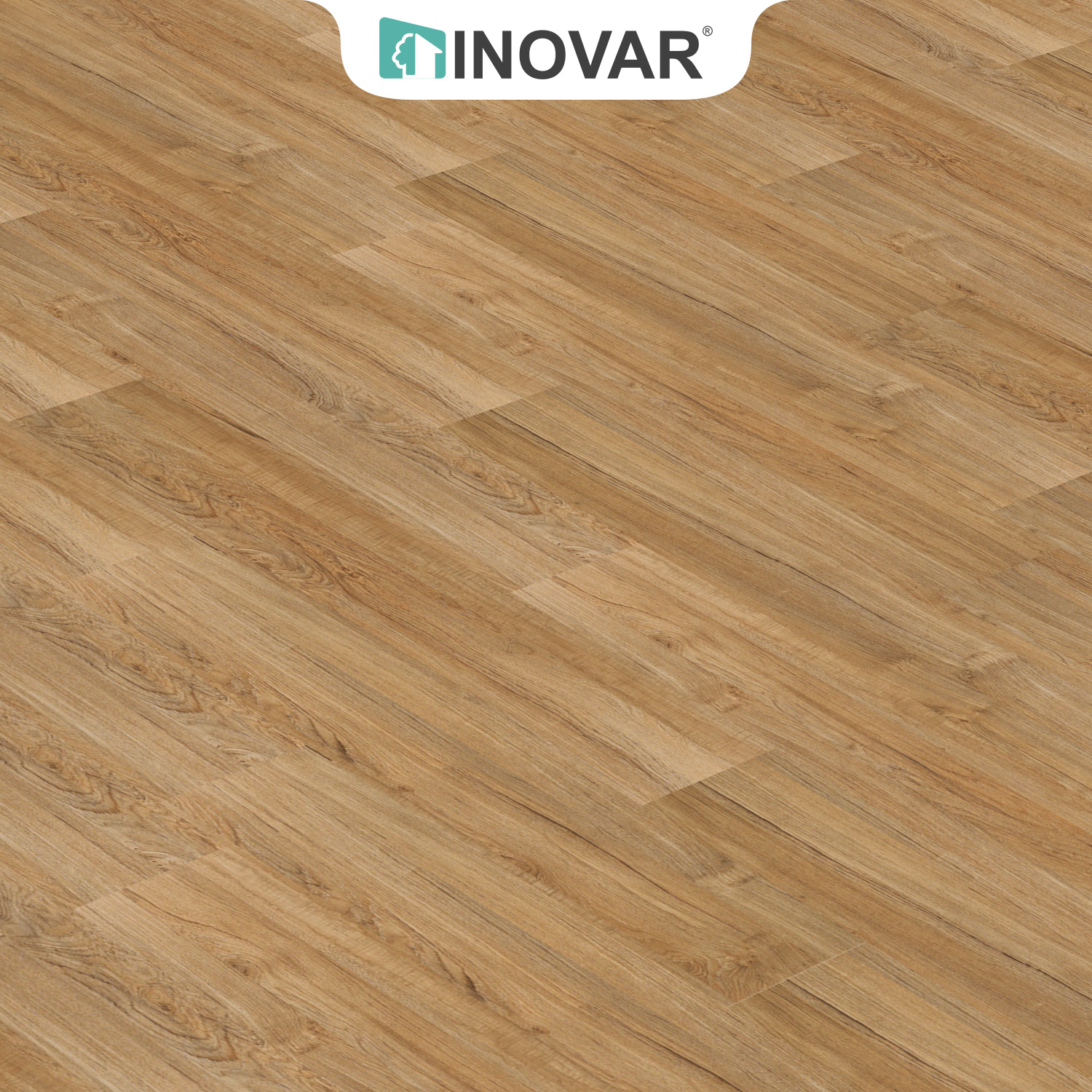 INOVAR ไม้พื้นลามิเนต 8mm [wood] matte Square 1205 x 192 x 8mm Sumatran ...