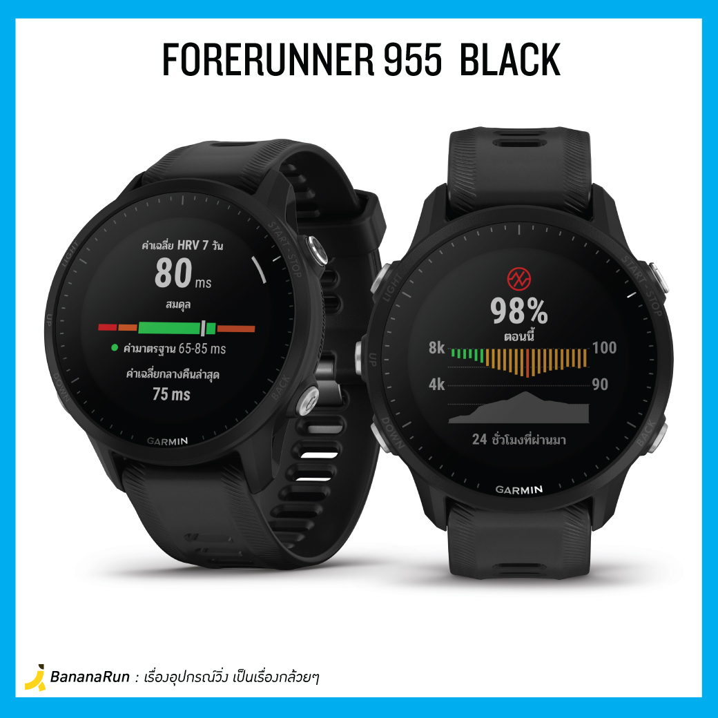 Garmin Forerunner 955 Series [รับประกันศูนย์ไทย] 955 Black - บริษัท ...