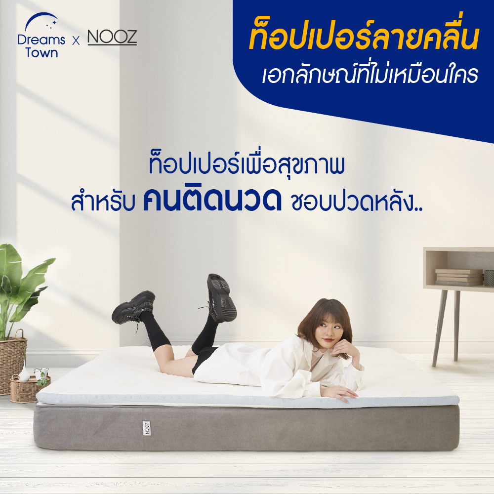 Nooz ท็อปเปอร์เมมโมรี่โฟม รุ่น Ergo Coolmax The 7 Zone 5 ฟุต - บริษัท ฮอริซอน กรุ๊ป (ประเทศไทย ...