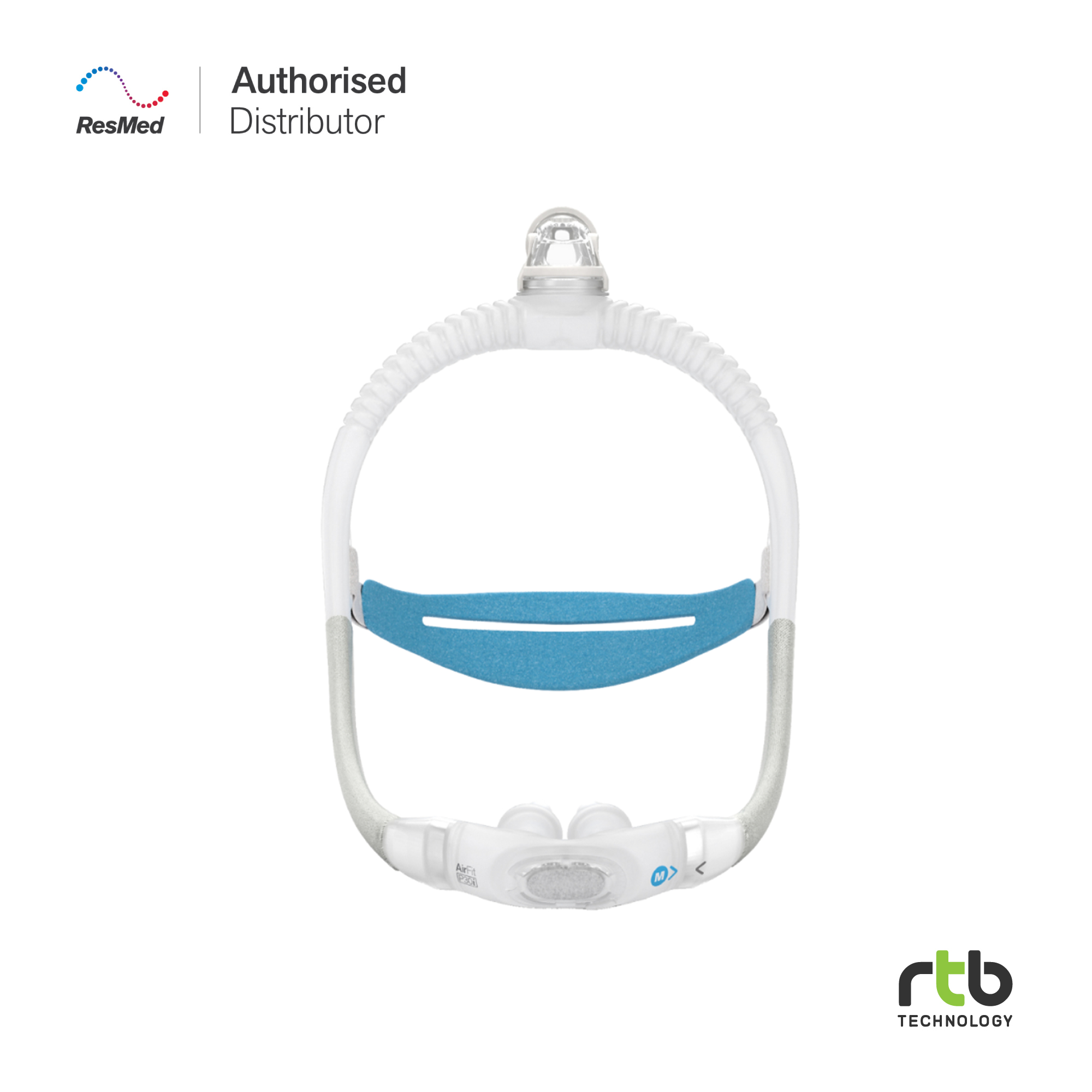 ResMed หน้ากาก แบบหมอนรองจมูก CPAP Mask รุ่น AirFit P30i Standard ...