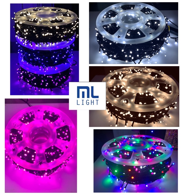Mllight ไฟหยดน้ำLEDสายดำ ยาว50เมตร 100เมตร 100เมตรสายขาว,ขาว - หจก.มาริ ...
