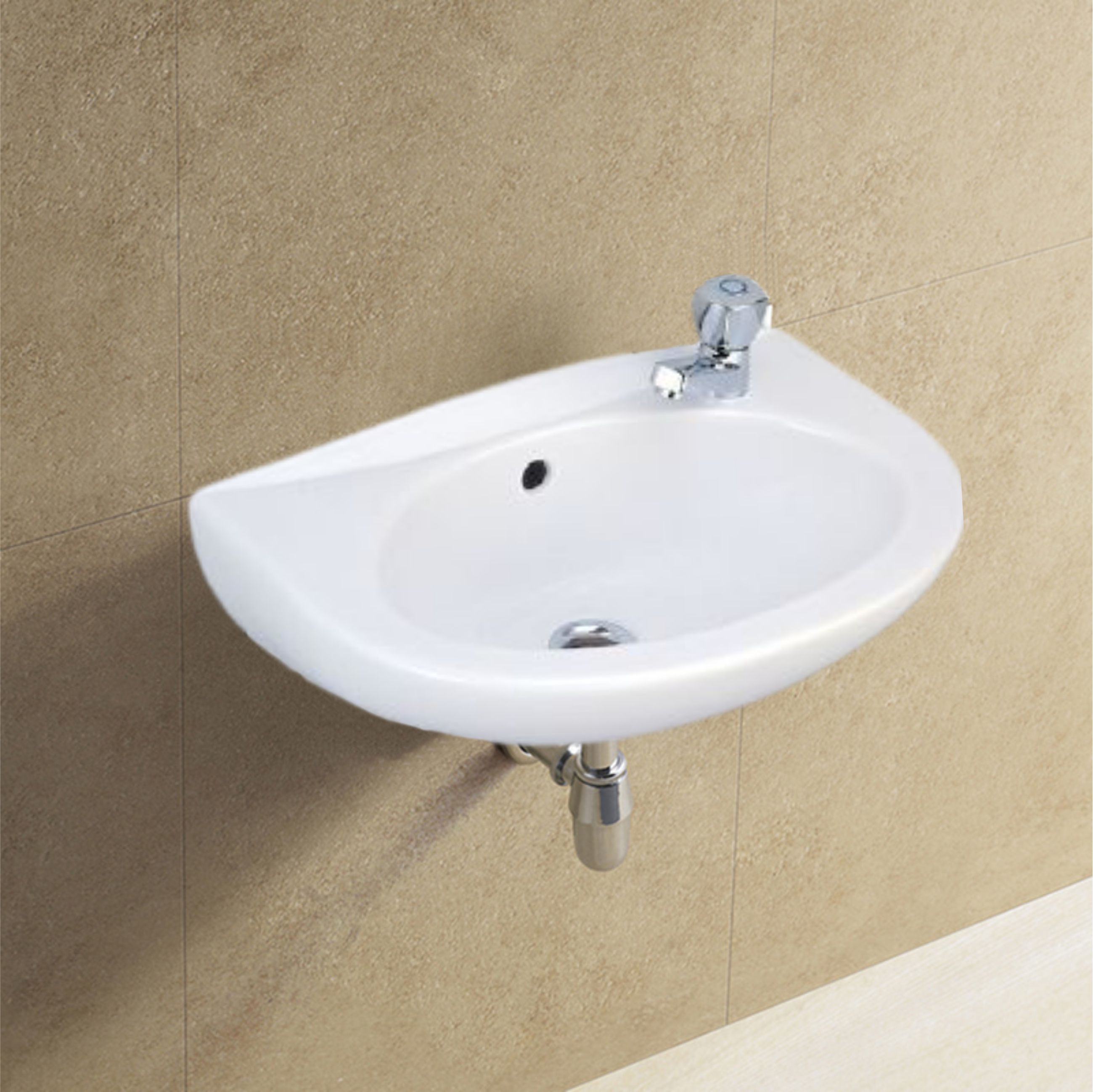 COTTO อ่างล้างหน้าเเขวนผนัง รุ่น C005 แอนนี่ ขนาด 51 x 35 x 20 cm. สี ...