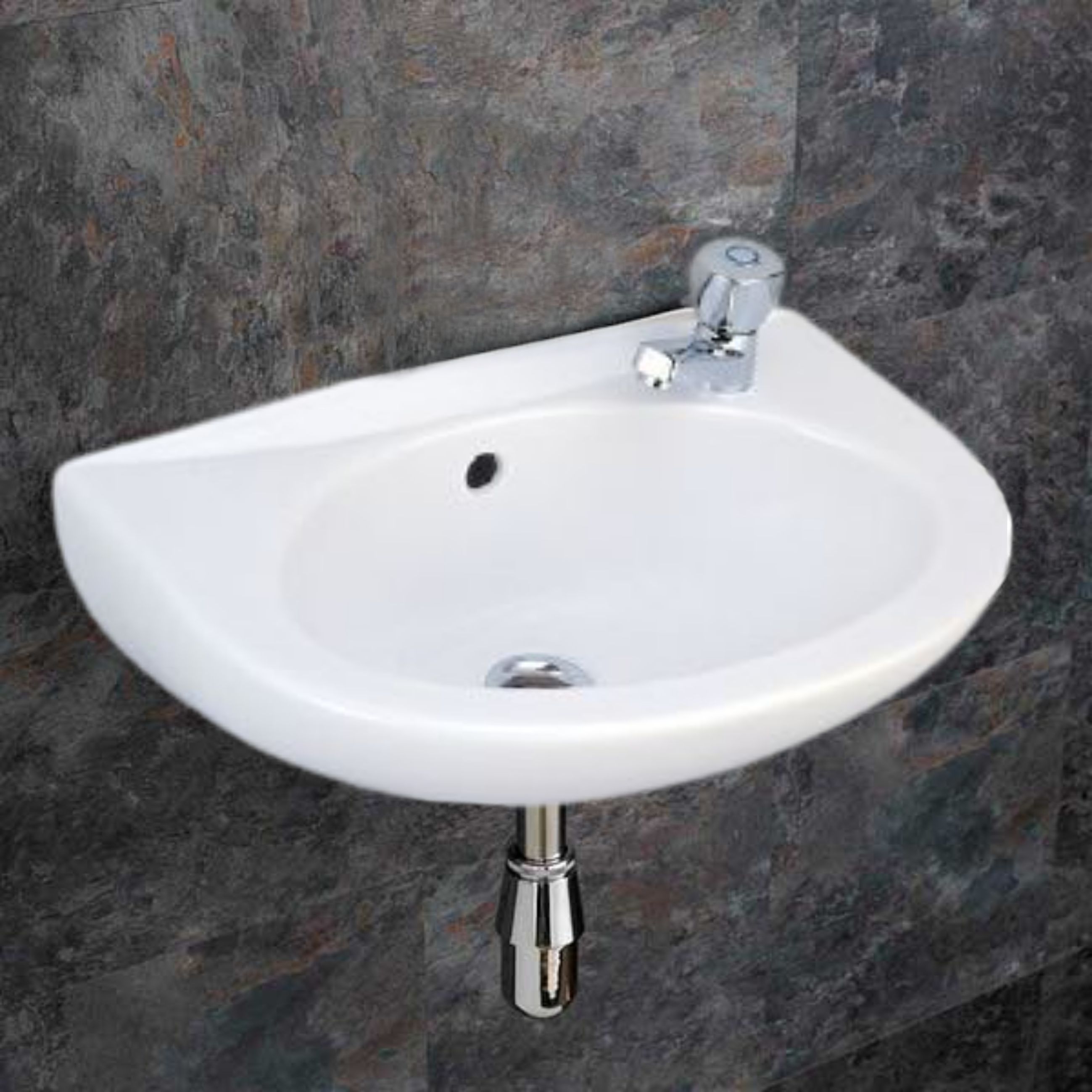 COTTO อ่างล้างหน้าเเขวนผนัง รุ่น C005 แอนนี่ ขนาด 51 x 35 x 20 cm. สี ...