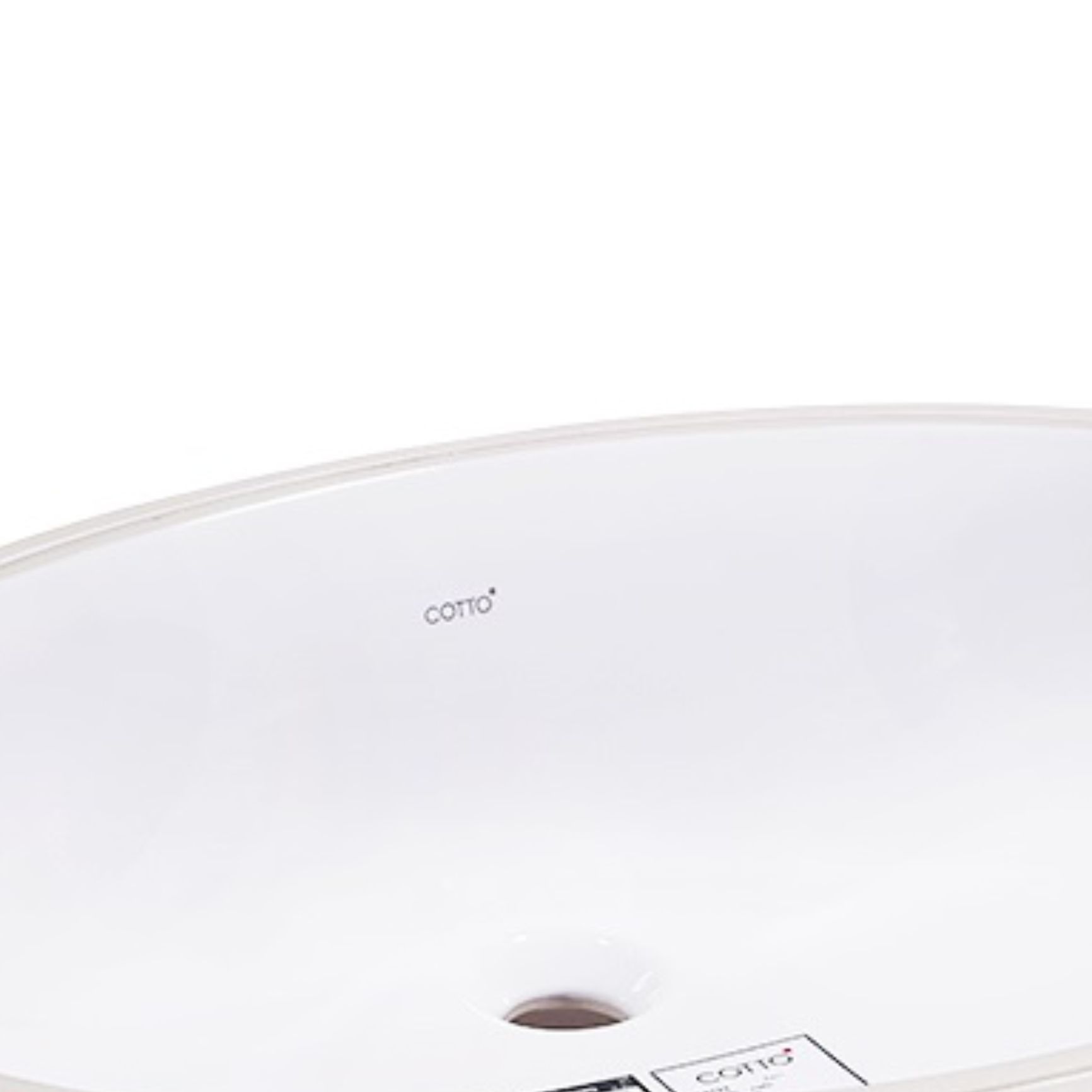 COTTO อ่างล้างหน้าชนิดฝังใต้เคาน์เตอร์ รุ่น C0171มาร์โลว65 65.6 x 46.6 ...