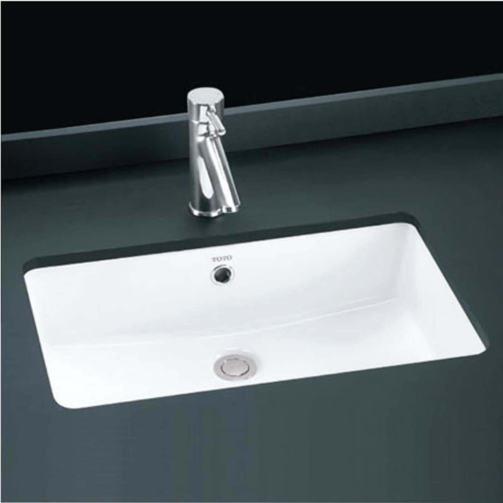 COTTO อ่างล้างหน้าฝังใต้เคาน์เตอร์ รุ่น C05117 ฟรีเซีย ทู 60.5 x 17 x ...