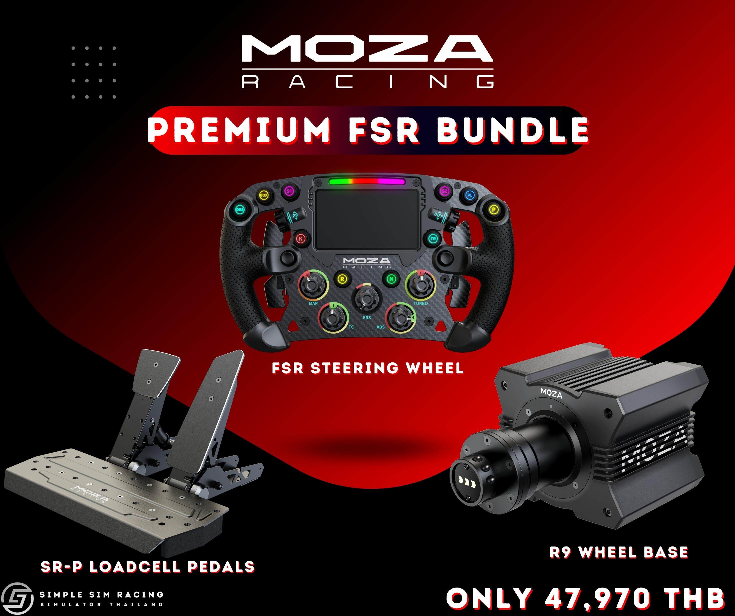 Moza Premium Bundle Premium FSR Bundle - ThaiPick