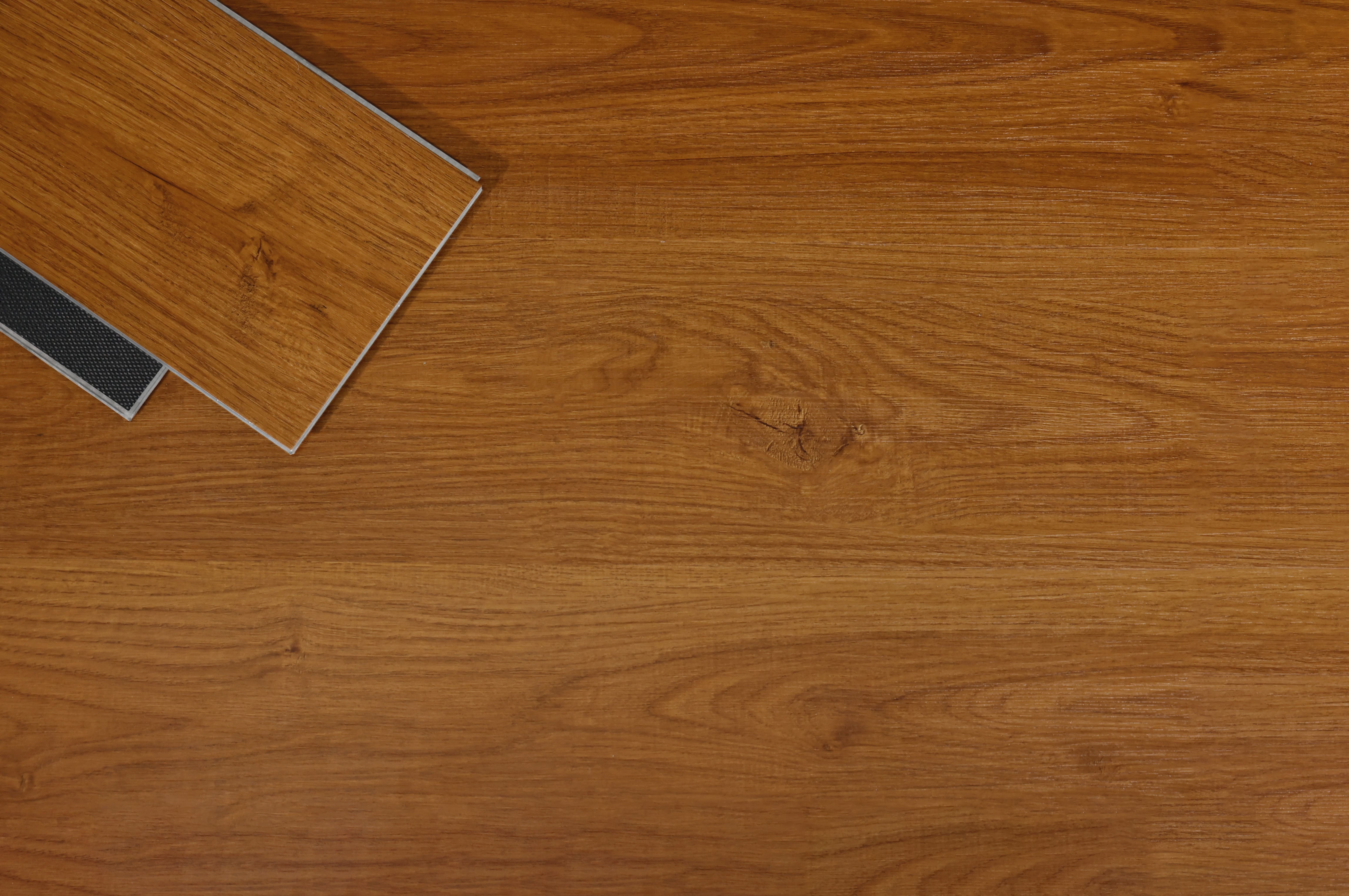 KLIK พื้น SPC Click-Lock Floor หนา 5 mm สี Teak ลายสวย แต่งห้องง่าย ...