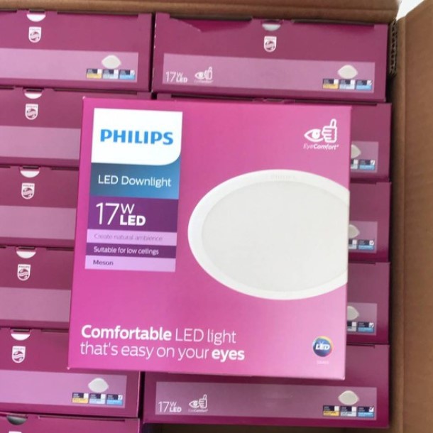Leon Light โคมดาวน์ไลท์ LED ฝังฝ้า LED Panel 17W ยี่ห้อ PHILIPS รุ่น ...